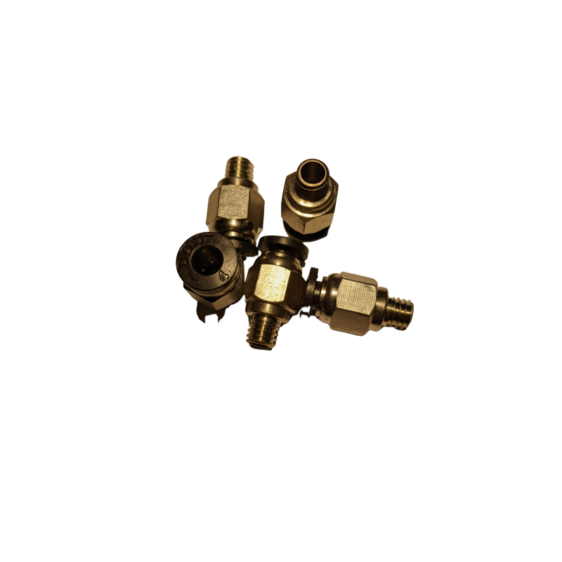 Pass-Thru Bowden coupling - 1.75 - 4mm OD Tube - PC4-M6