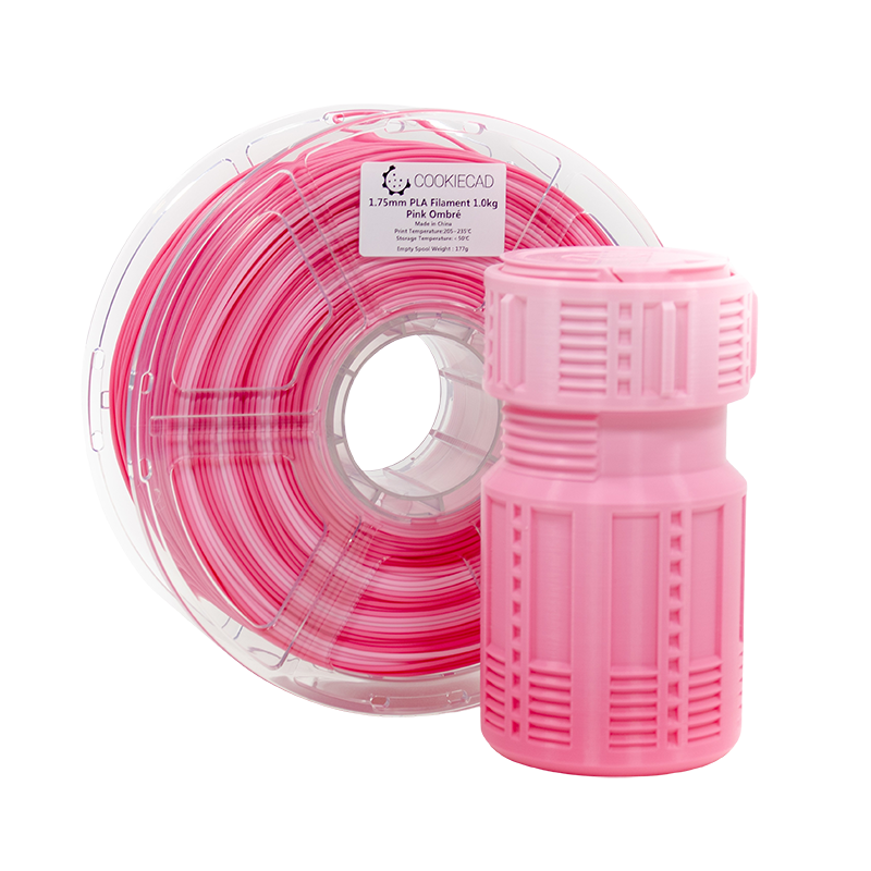 Cookiecad Filament - PLA - Pink Ombre - 1KG - 1.75mm