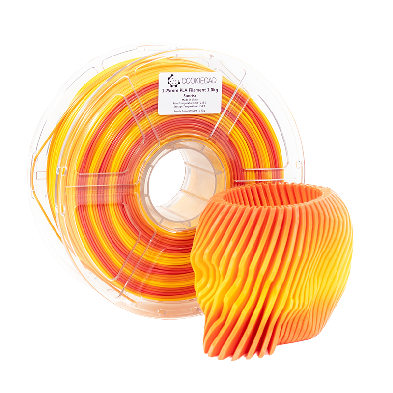 Cookiecad Filament - PLA - Sunrise Transition - 1KG - 1.75mm