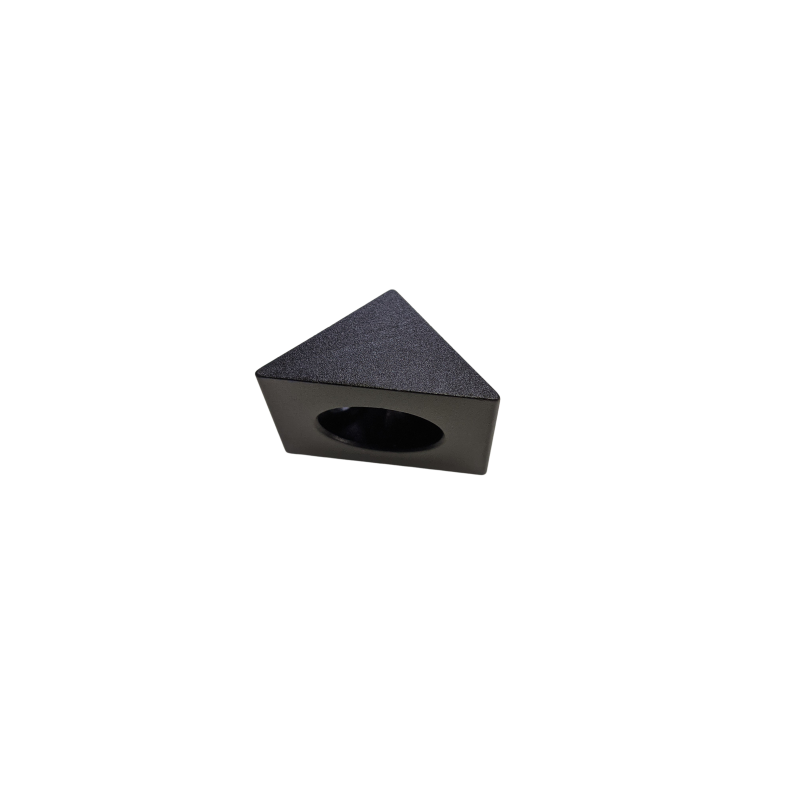 2020 2-Way Corner Extrusion Connector - Black - OpenBuilds