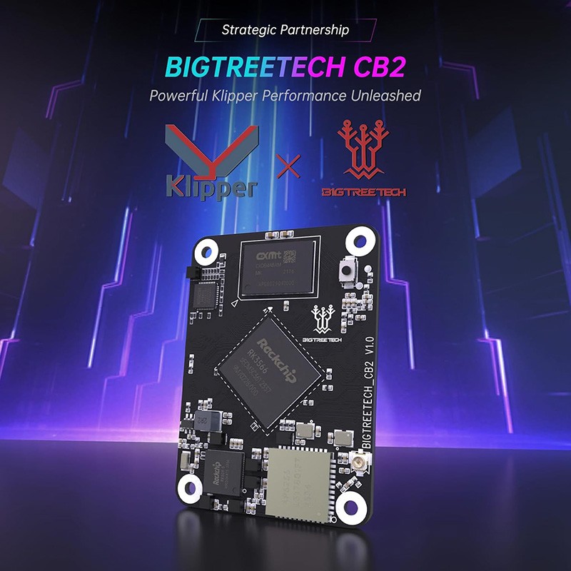 BIGTREETECH CB2 Control Board - 2GB LPDDR4 - 32GB eMMC Storage - WiFi