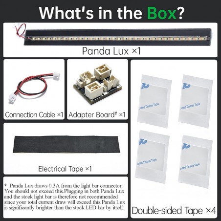 BIGTREETECH Panda Lux Magnetic LED Light Kit for Bambu Lab 3D Printers