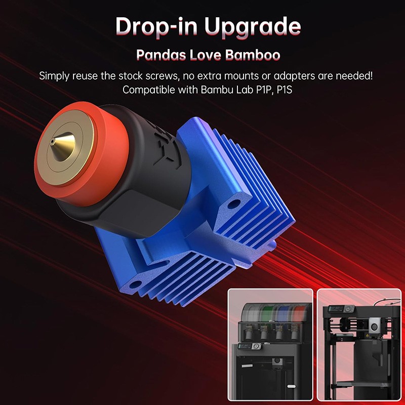 BIQU E3D Panda Revo Hotend for Bambu Lab 3D Printers