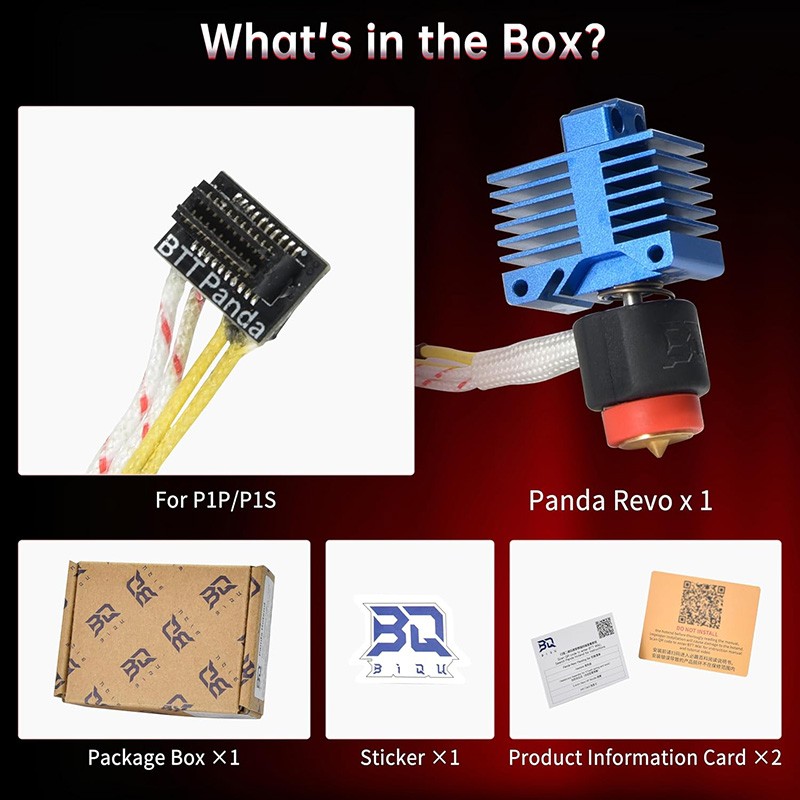 BIQU E3D Panda Revo Hotend for Bambu Lab 3D Printers