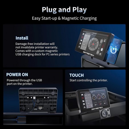 BIGTREETECH Panda Touch 5" Screen for Bambu Lab 3D Printers