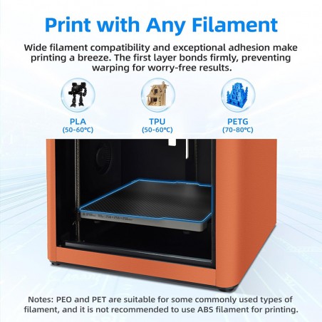 BIQU Panda Build Plate - Smooth PET and Textured PEI - for Bambu Lab P1 ...