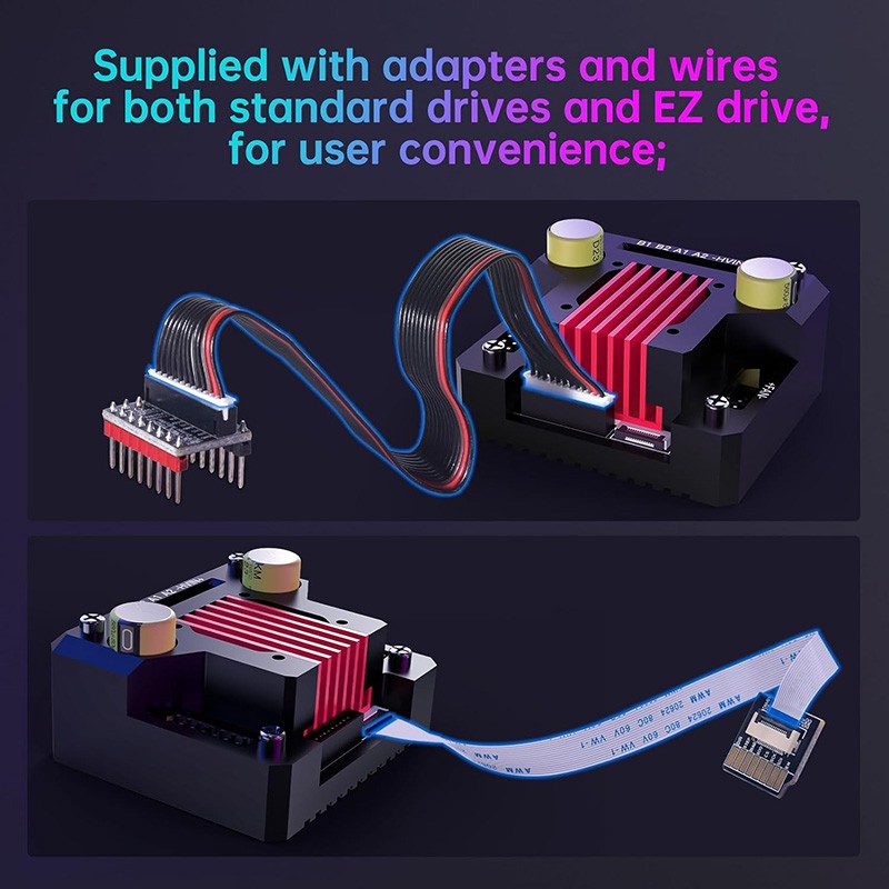 BIGTREETECH TMC5160T Plus Stepper Motor Driver V1.0 with Heatsink Case