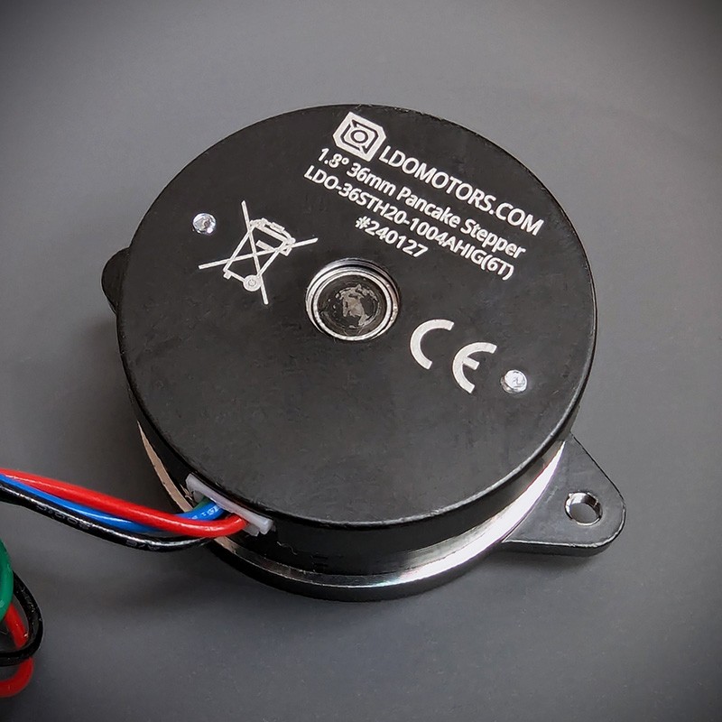 LDO Stepper Motor - Nema 14 - 36mm Pancake - 36STH20-1004AHIG(6T)