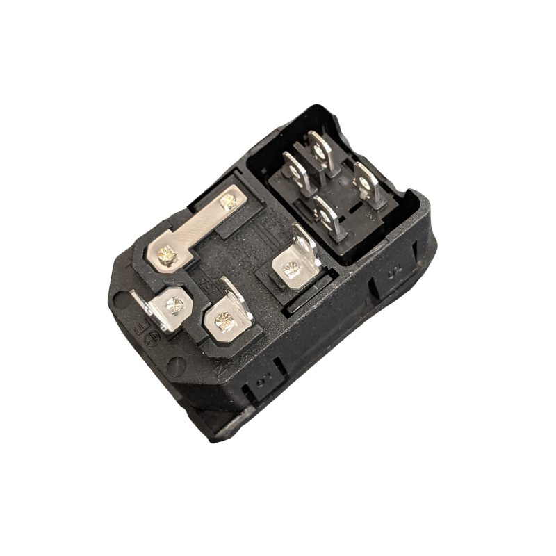 Adam Tech - Fused Power Entry Receptacle - Panel Mount