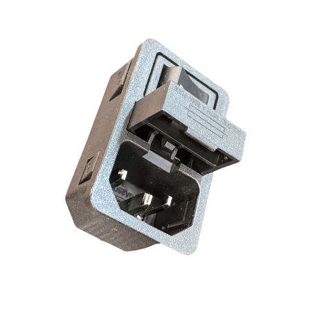Adam Tech - Fused Power Entry Receptacle - Panel Mount