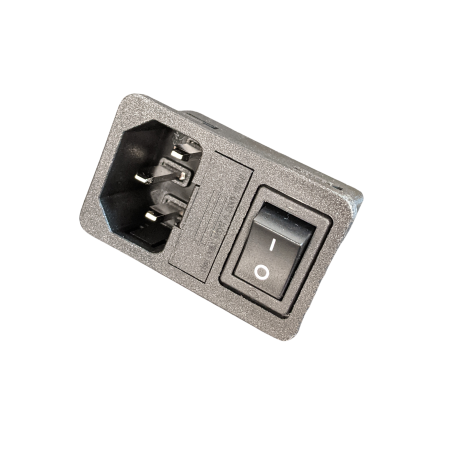 Adam Tech - Fused Power Entry Receptacle - Panel Mount