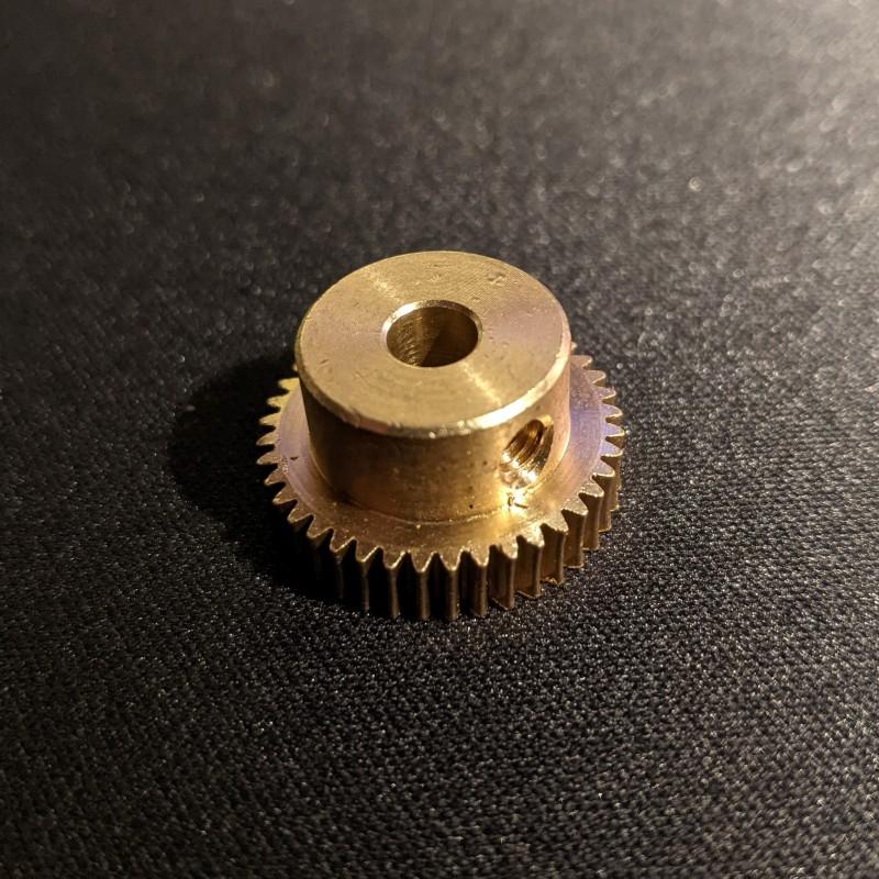 Worm Gear Reduction Set - 1:40 - Brass - 5mm Drive Bore
