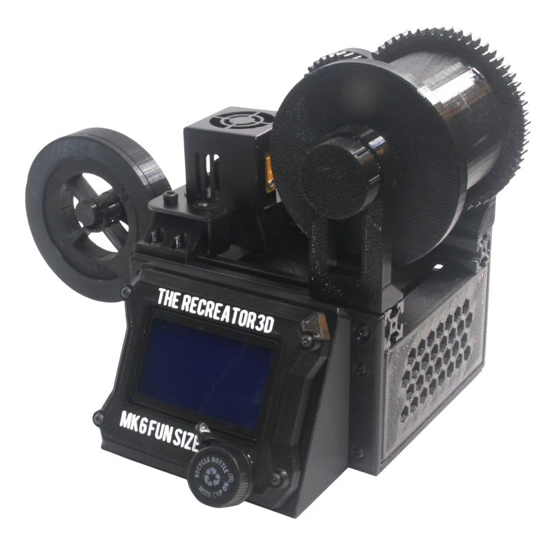 ReCreator 3D Pultrusion PET Recycling Machine - MK6 - Fun Size Build Kit